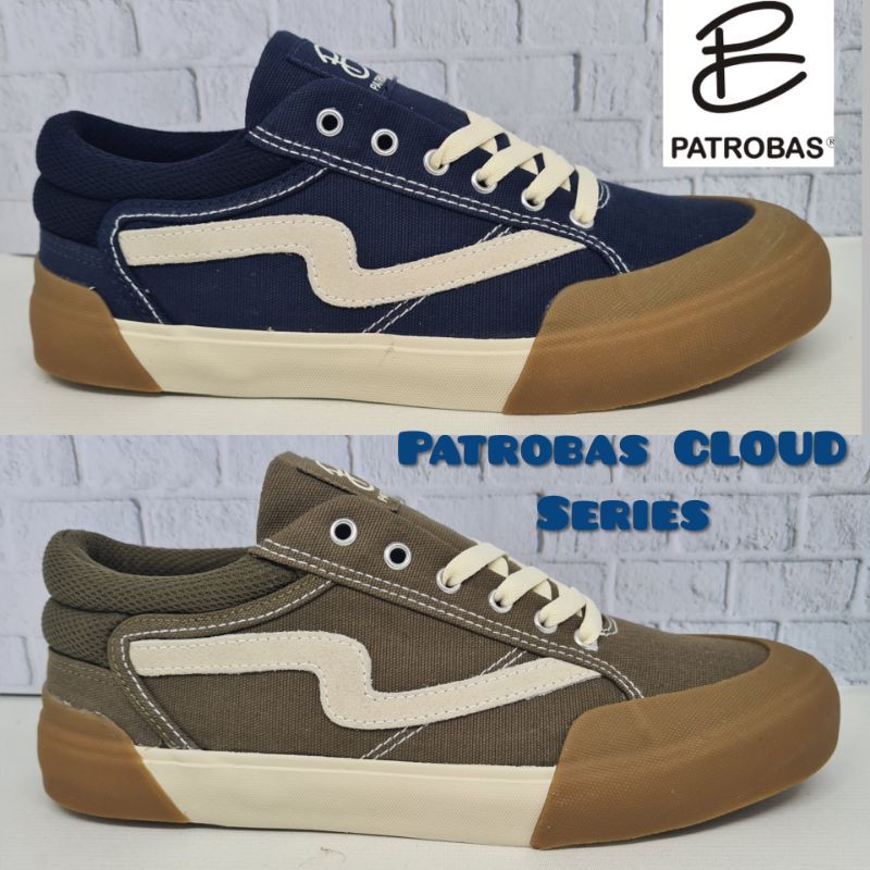 Jual Sepatu PATROBAS CLOUD Series (Navy Olive) - Original | Shopee ...