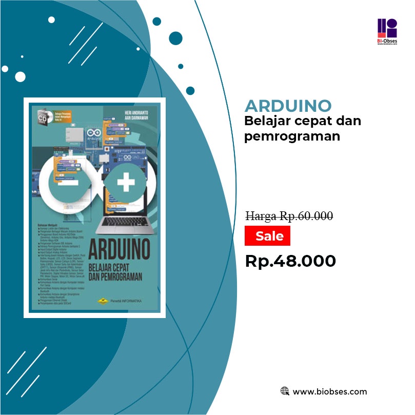 Jual [BEST SELLER] [TERMURAH] BUKU ARDUINO (BELAJAR CEPAT DAN ...