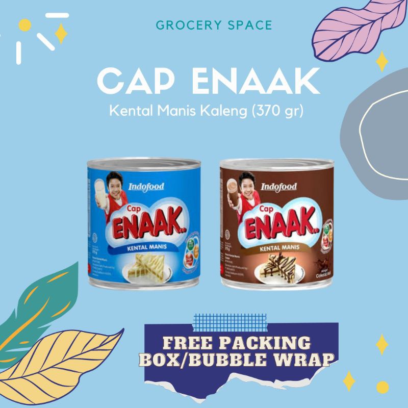 Jual CAP ENAAK KENTAL MANIS KALENG ENAK (370gr) | Shopee Indonesia