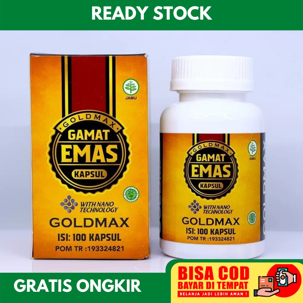 Jual Goldmax Gamat Emas Kapsul Asli, Original, Bergaransi | Shopee ...