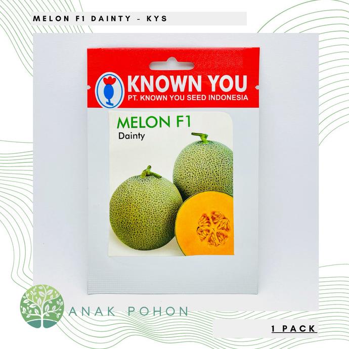 Jual ( 1 PACK ) Benih Melon F1 Dainty - Known You Seed (1 biji) ANPN62 ...