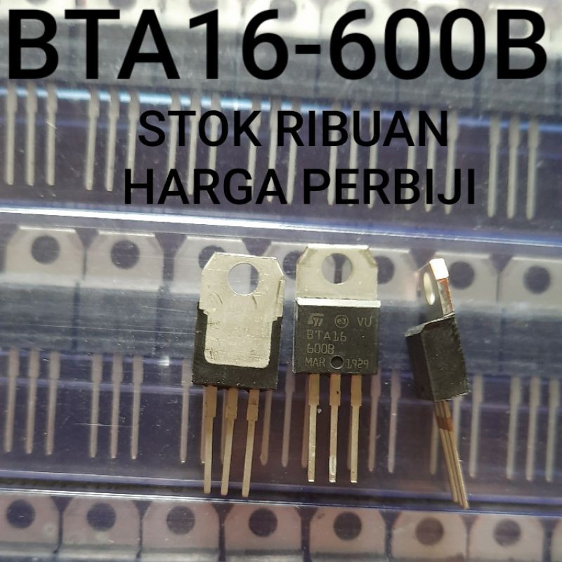 Jual SCR TRIAC BTA16-600B BTA 16 600 | BTA24-600B BTA24-600 | BT 136 BT136-600 4A / 16A / 25A ...