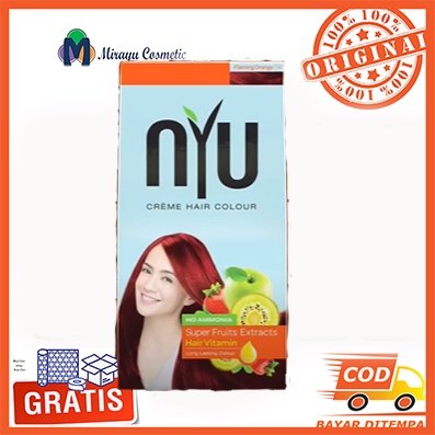 Jual Nyu Creme Hair Color Colour Pewarna Cat Semir Rambut Flaming ...