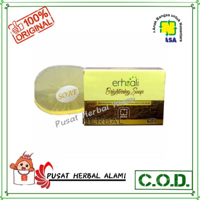 Jual ERHSALI BRIGHTENING SOAP ORIGINAL NASA - SABUN KEFIR TRANSPARAN ...