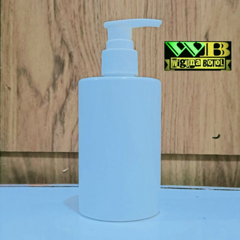 Jual Botol Pump 250ml / Botol PET 250ml Model RFS Tutup Pump Lotion / Botol Plastik Pump 250ml ...