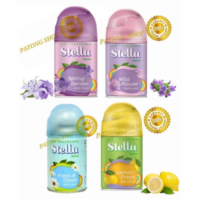 Jual Pengharum Ruangan STELLA MATIC REFILL 225ML LEMON FRESH / SPRING ...