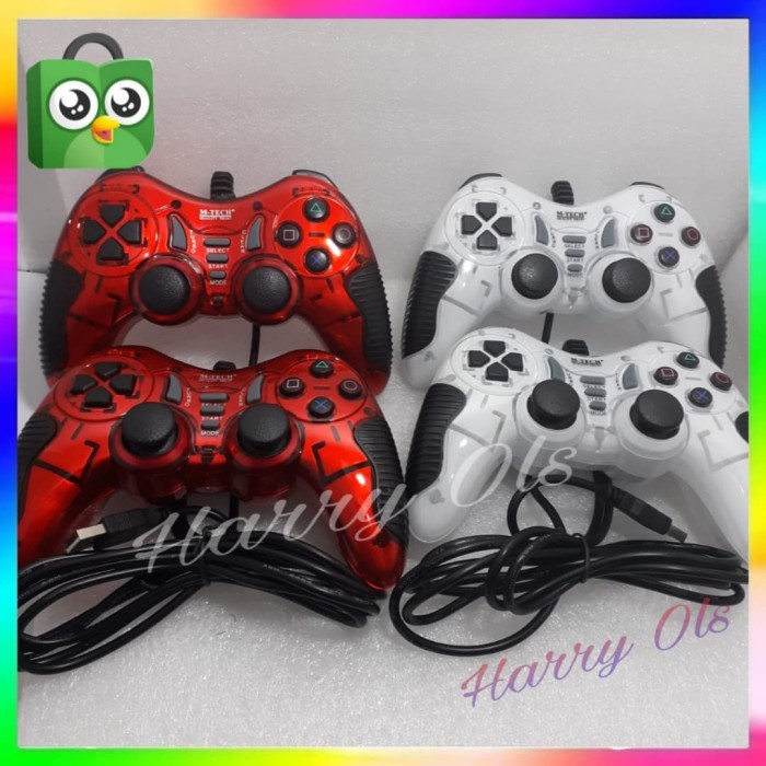 Jual Joystik Stik PS Gamepad Turbo Mtech Double Colokan USB | Shopee ...