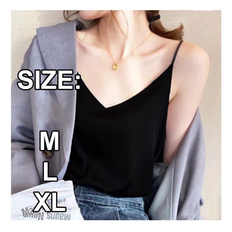 Jual TANK TOP POLOS WANITA BAHAN MOSCREPE PREMIUM/TANKTOP KOREA BASIC ...