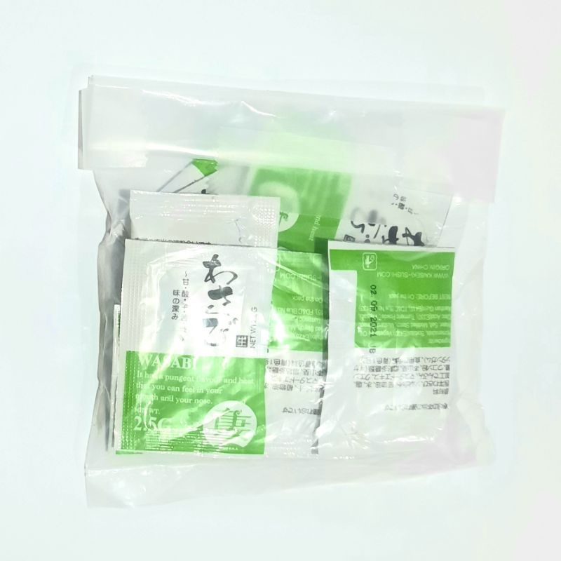 Jual Wasabi Paste 10 Sachet - Mini Wasabi 2,5g - Neri Wasabi Sachet ...