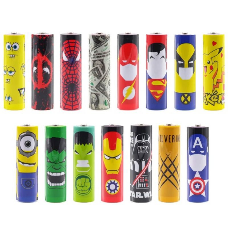Jual Wrap Baterai 18650 Model Karakter | ODB | Angrybird | VRK | Shopee ...