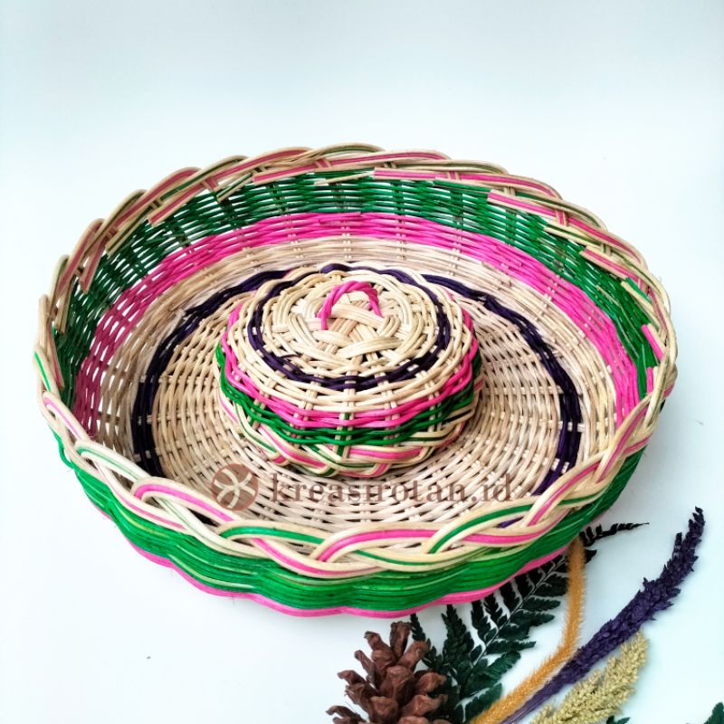 Jual Bokor Bali, Sodan Rotan Ukuran Diameter 41 Cm | Shopee Indonesia