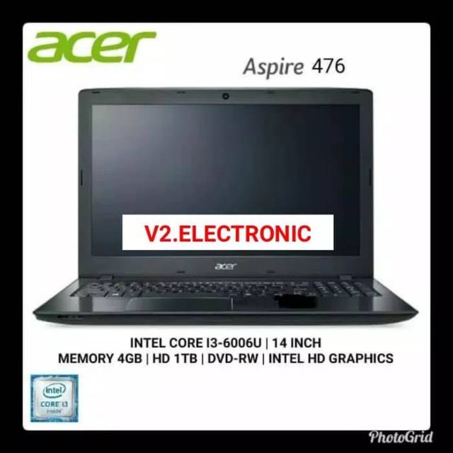 Jual Laptop Acer Z476-31TB Intel Core i3-6006U | RAM 4GB | HDD 1TB | Windows 10 | Shopee Indonesia