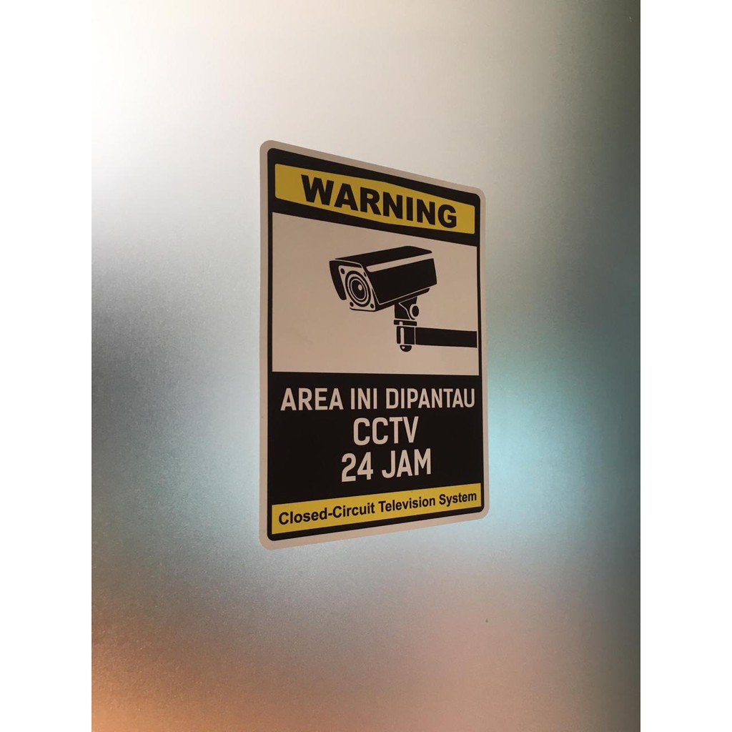 Jual Sticker Sign - CCTV | Shopee Indonesia