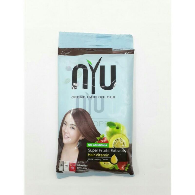 Jual NYU Semir Cat Warna Rambut Cream Natural | Shopee Indonesia