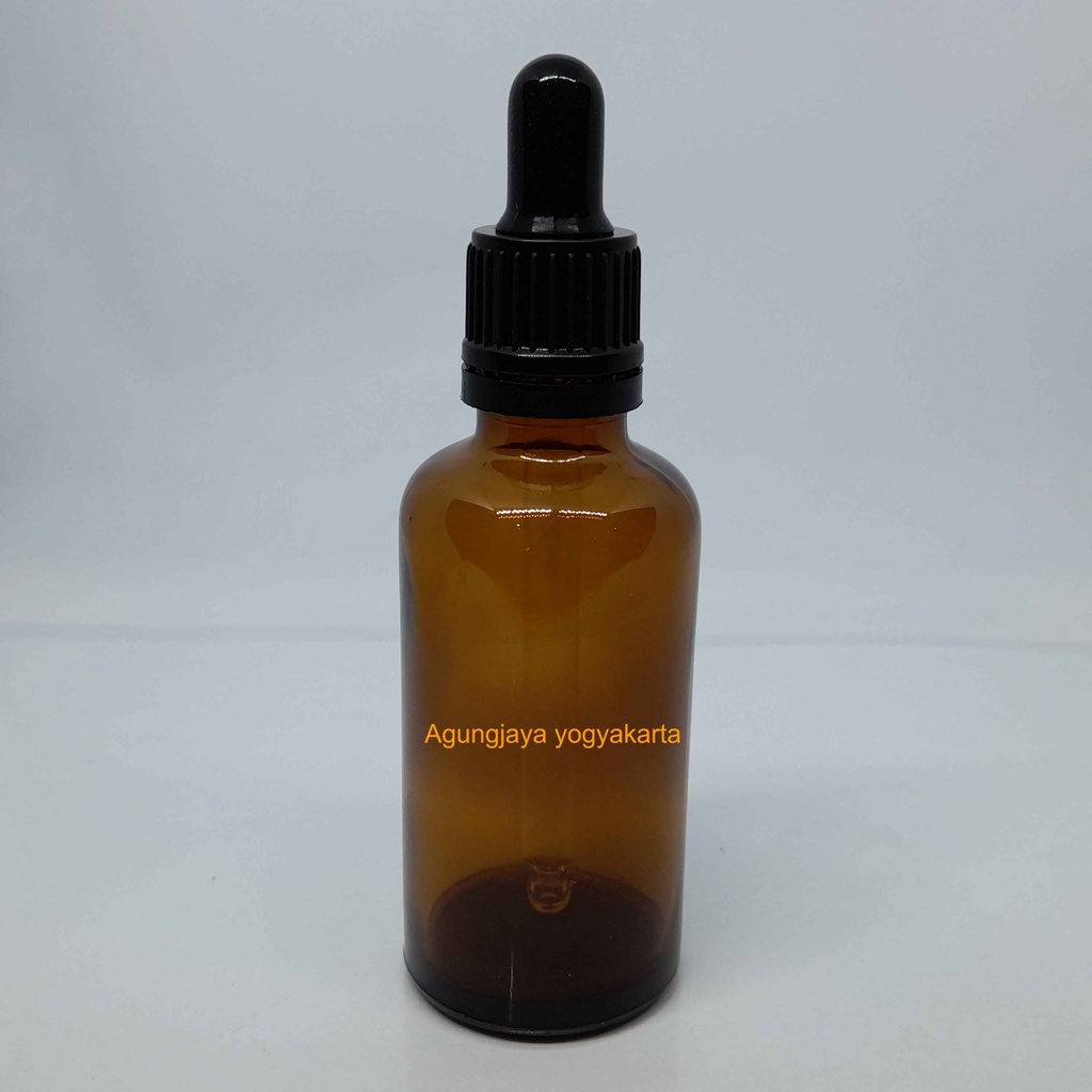 Jual Botol Kaca 50 ml Serum BR Amber Original Pipet Karet | Shopee ...