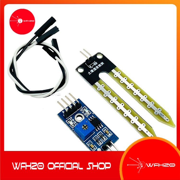 Jual Sensor Hygrometer Deteksi Kelembaban Tanah Soil Moisture Sensor ...
