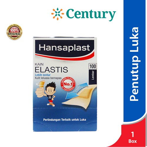 Jual Hansaplast Kain Elastis 100 Lembar / Plester perekat / Alat P3K ...