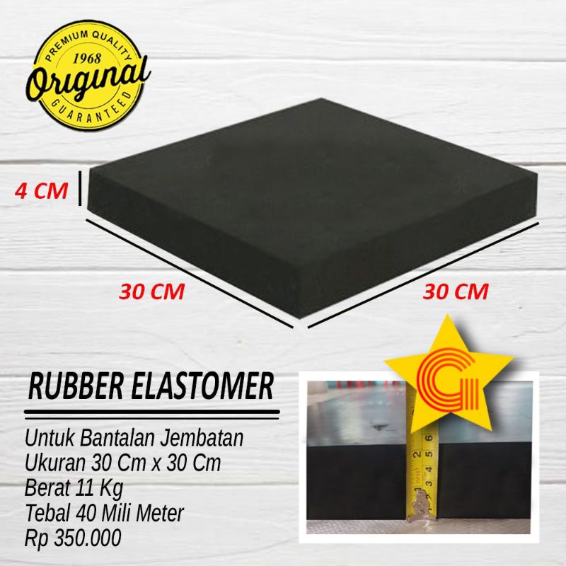 Jual Rubber Elastomer / Packing Karet Multiguna Bantalan Jembatan ...