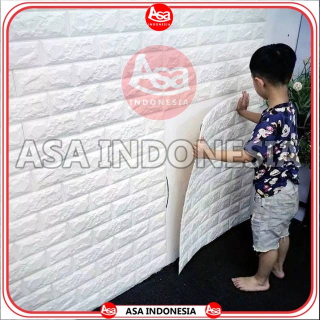 Jual Wallpaper Dinding 3D Bata 70 x 77 cm/Wallpaper Bata 70x77 Cm - ASA ...