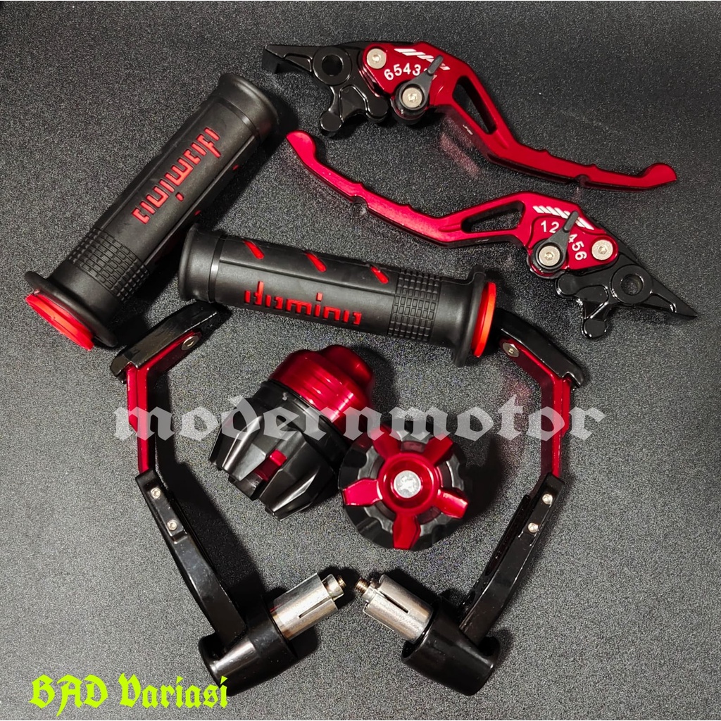 Jual Vario 160 - 4 in1 Handle sisik CNC Stelan + Handgrip Domino ...