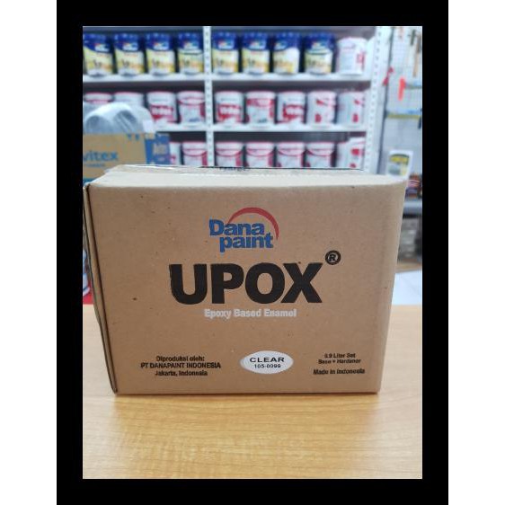 Jual ORIGINAL Cat Lantai Epoxy UPOX Dana Paint CLEAR/TRANSPARAN - Floor ...