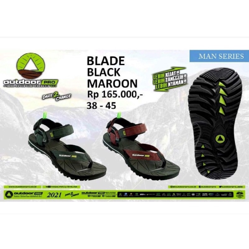 Jual SANDAL GUNUNG OUTDOOR PRO BLADE | ORI 100% OUTDOOR PRO | Shopee ...