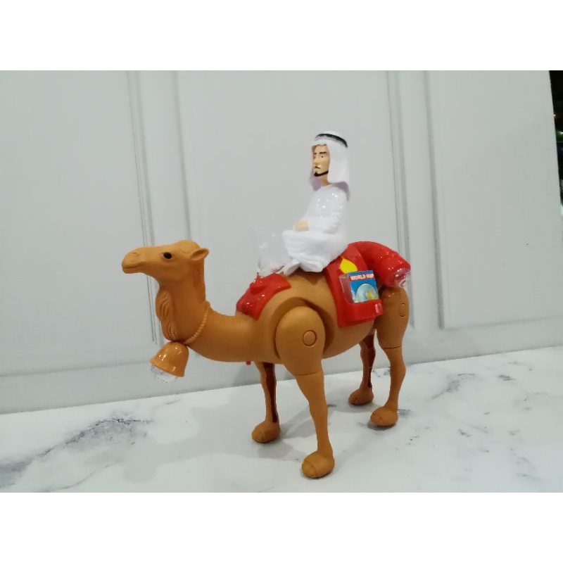 Jual mainan unta Arab mainan unta rider arabic mainan dessert camel ...