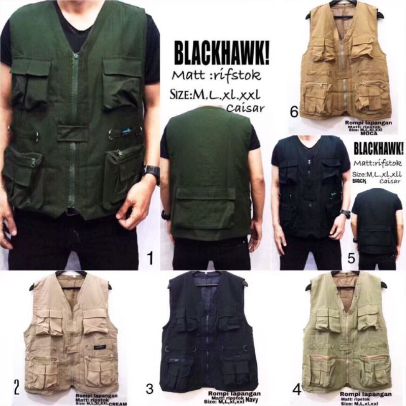 Jual Rompi Outdoor Tactical / Rompi Proyek / Rompi Mandor | Shopee ...