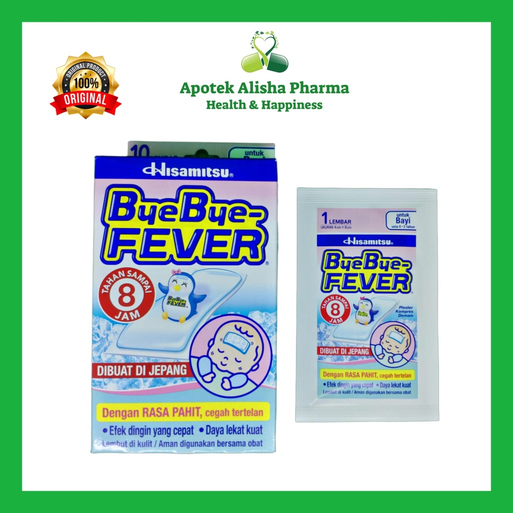 Jual ByeBye Fever Bayi 0-2tahun Sachet - Bye Bye Fever Bayi Plester ...