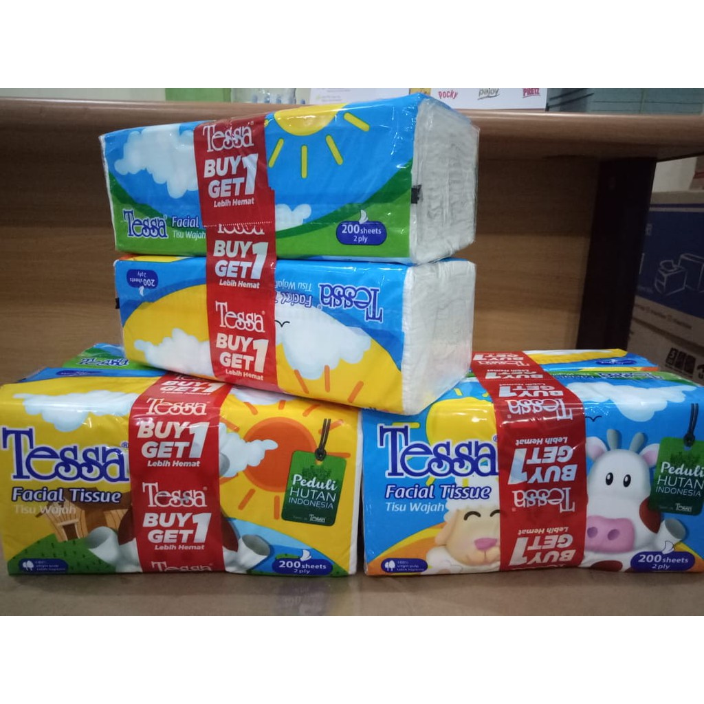Jual Tissue TESSA Facial BUY 1 GET 1 (5235) | Shopee Indonesia