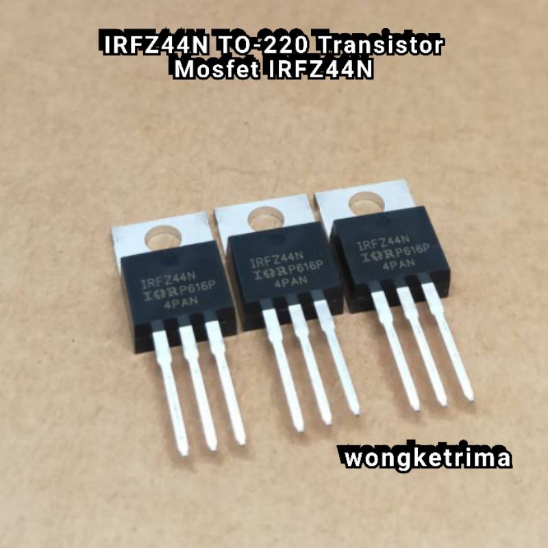 Jual IRFZ44N TO-220 Transistor Mosfet IRFZ44N 55V 49A | Shopee Indonesia
