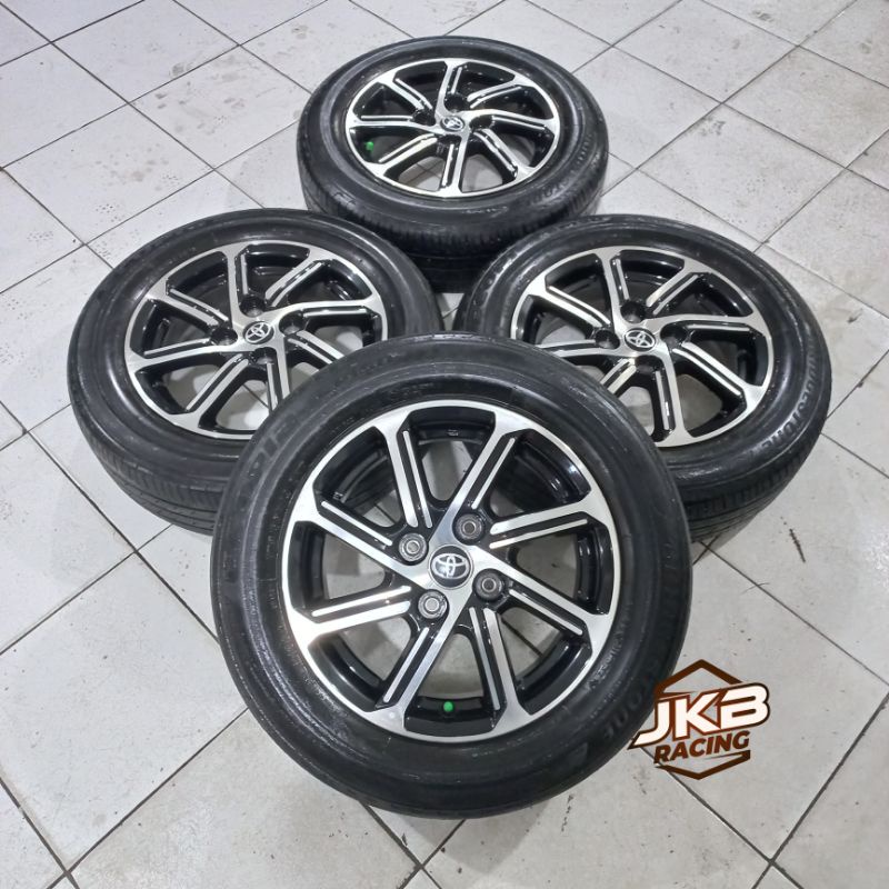 Jual VELG MOBIL BEKAS COPOTAN STANDAR NEW CALYA RING 14 HOLE 4X100 + BAN 175/65 R14 | Shopee ...