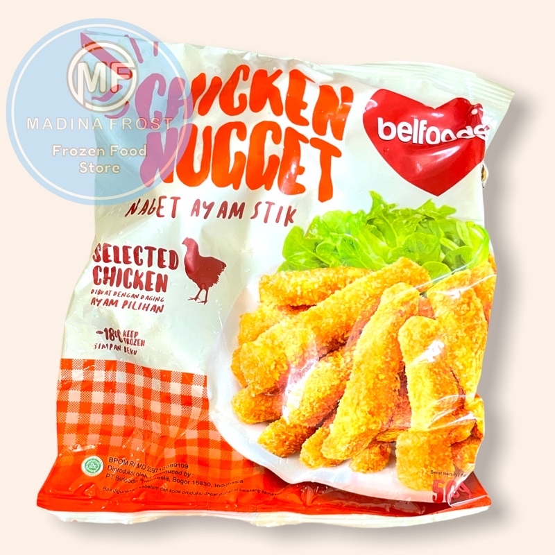 Jual BELFOODS STIK CHICKEN NUGGET STICK 500g | Shopee Indonesia