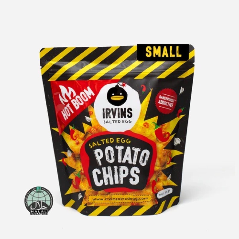 Jual SALE!! IRVINS POTATO CHIPS HOT BOOM | Shopee Indonesia