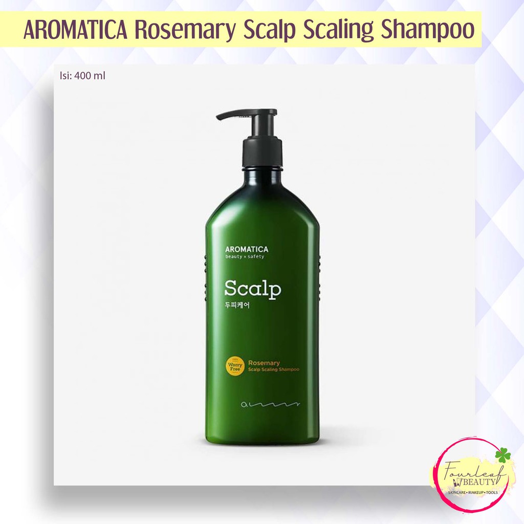 Jual AROMATICA Rosemary Scalp Scaling Shampoo - 400 ml | Shopee Indonesia