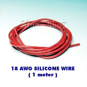 Jual Kabel Silikon AWG18 (Silicone Wire 18 AWG) - 1 meter | Shopee Indonesia