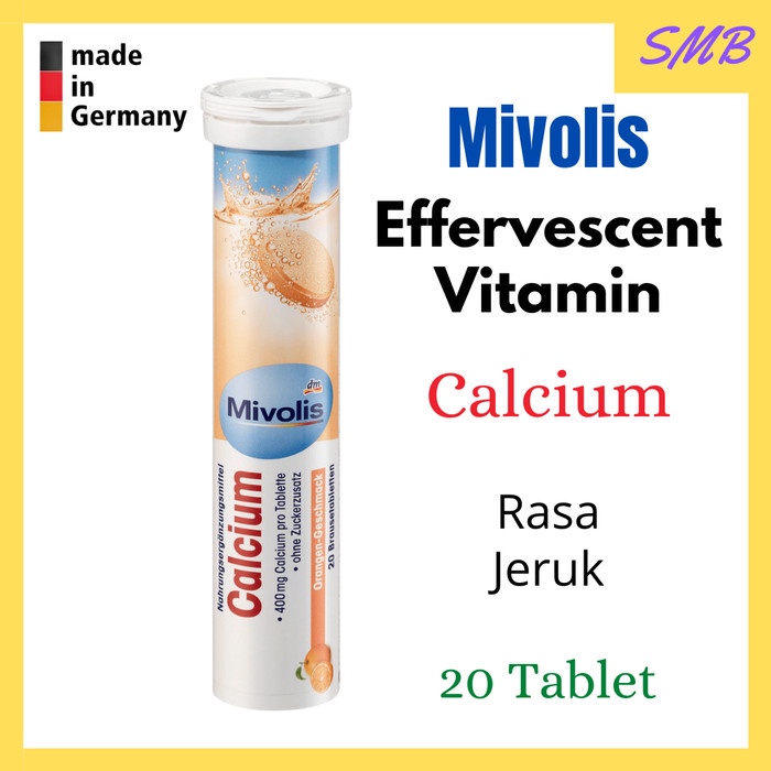 Jual Mivolis DM Calcium Jerman 20 Tablet Effervescent | Shopee Indonesia