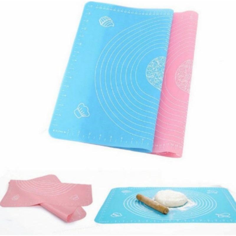 Jual alas adonan roti kue alas silikon fondant tatakan baking roti ...