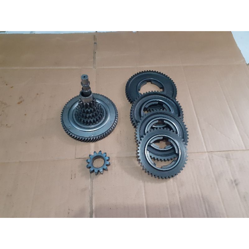 Jual Gear gearset gearbox stacking gigi susun vespa excel ori original ...