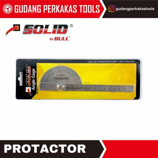 Jual Bull Protactor - pengukur sudut stainless 100mm SOLID | Shopee ...