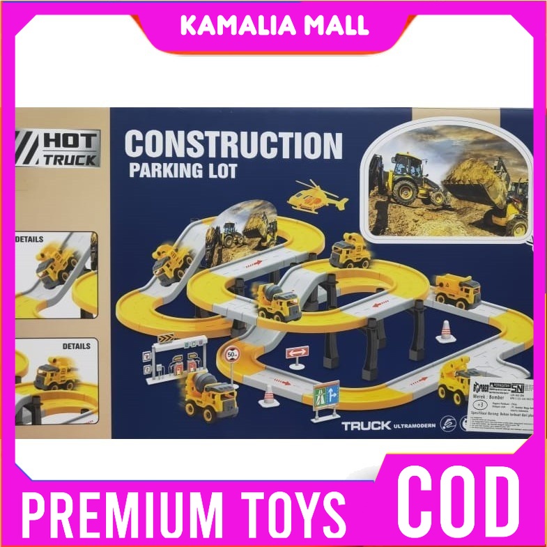 Jual Mainan Track Trek jalur kendaraan Mobil Mobilan Truck Truk ...