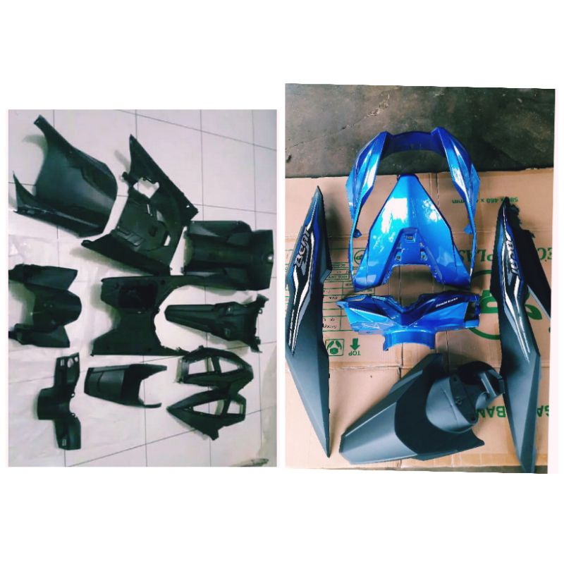 Jual FUL SET COVER BODY BODI HALUS DAN KASAR HONDA BEAT AL NEW BEAT ECO ...