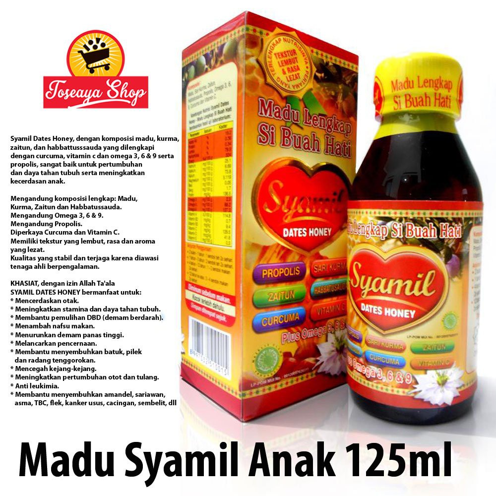 Jual Madu SYAMIL Madu lengkap si buah hati 100% Original | Shopee Indonesia