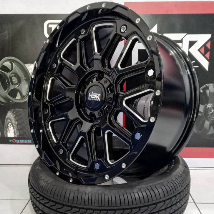 Jual Velg Racing Mobil Pajero Hsr Kobashi Ring 20X9 pcd 6X139,7 Et15 BM | Shopee Indonesia
