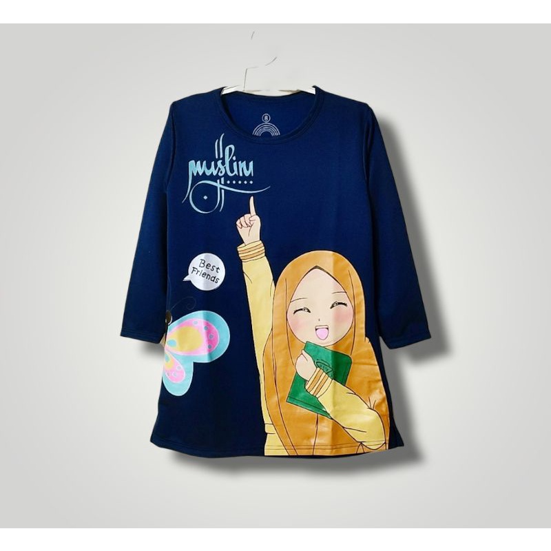 Jual tunik anak perempuan lengan panjang 2-10 tahun | Shopee Indonesia