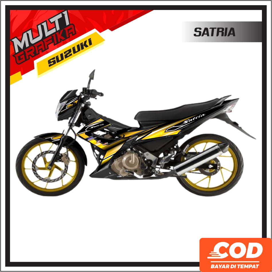 Jual Stiker Striping Dekal Motor SUZUKI SATRIA FU Series C, Decal ...