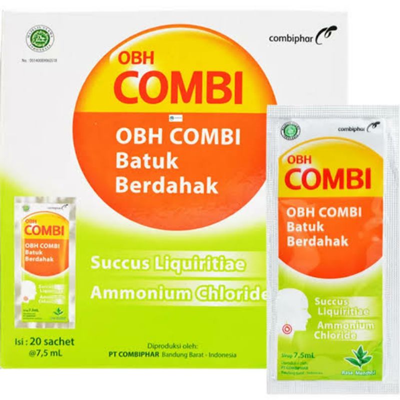 Jual OBH COMBI BATUK BERDAHAK SACHET | Shopee Indonesia