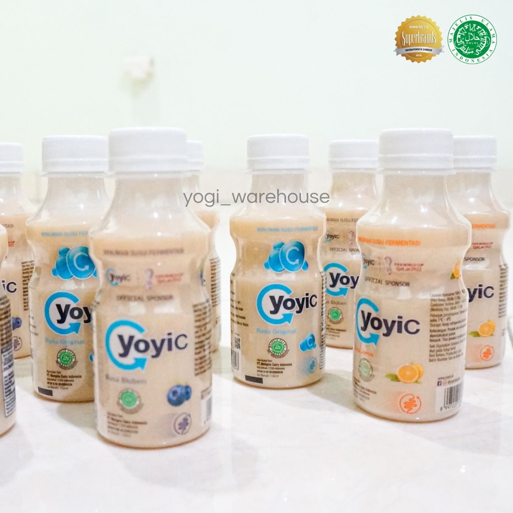 Jual PROMO 6 BOTOL ！ Bisa Mix Rasa！YOYIC SUSU FERMENTASI 130ML exp：3 ...