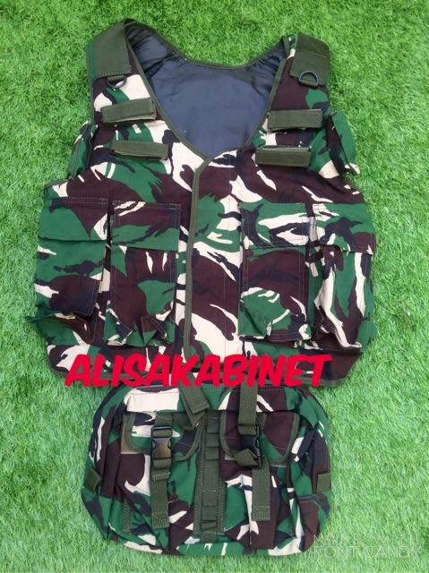 Jual Rompi Serbu Jatah TNI Lengkap Waterbladder Tas Pinggang | Shopee ...