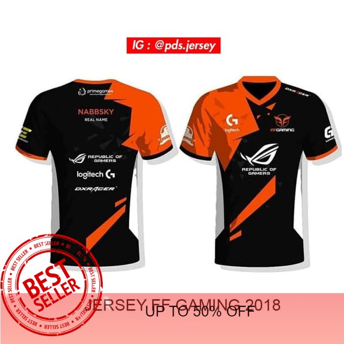 Jual JERSEY BAJU KAOS GAMING GAME CUSTOM DESAIN SENDIRI FREE FIRE PUBG ...